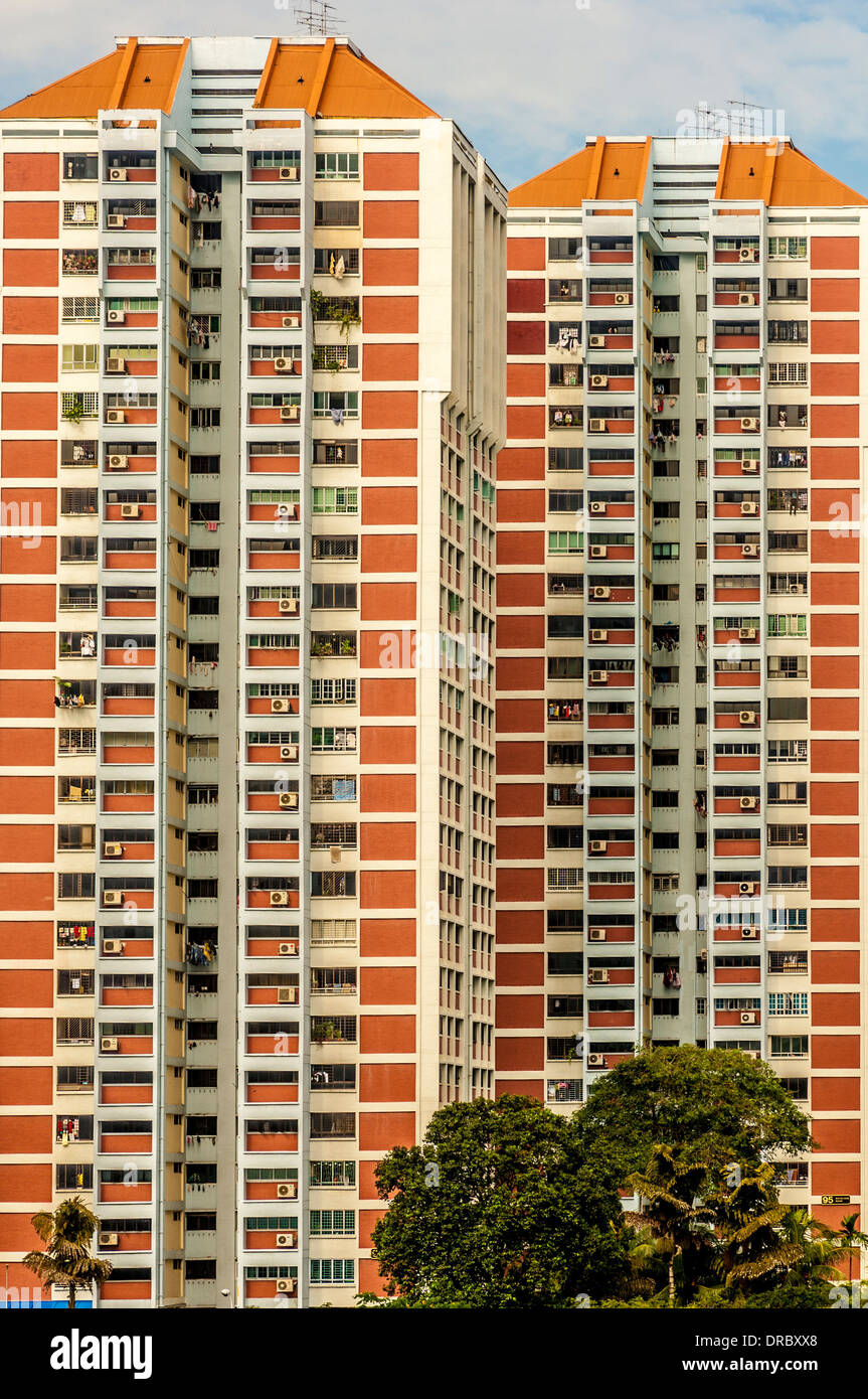 High-rise apartment buildings, Singapore Stock Photo - Alamy