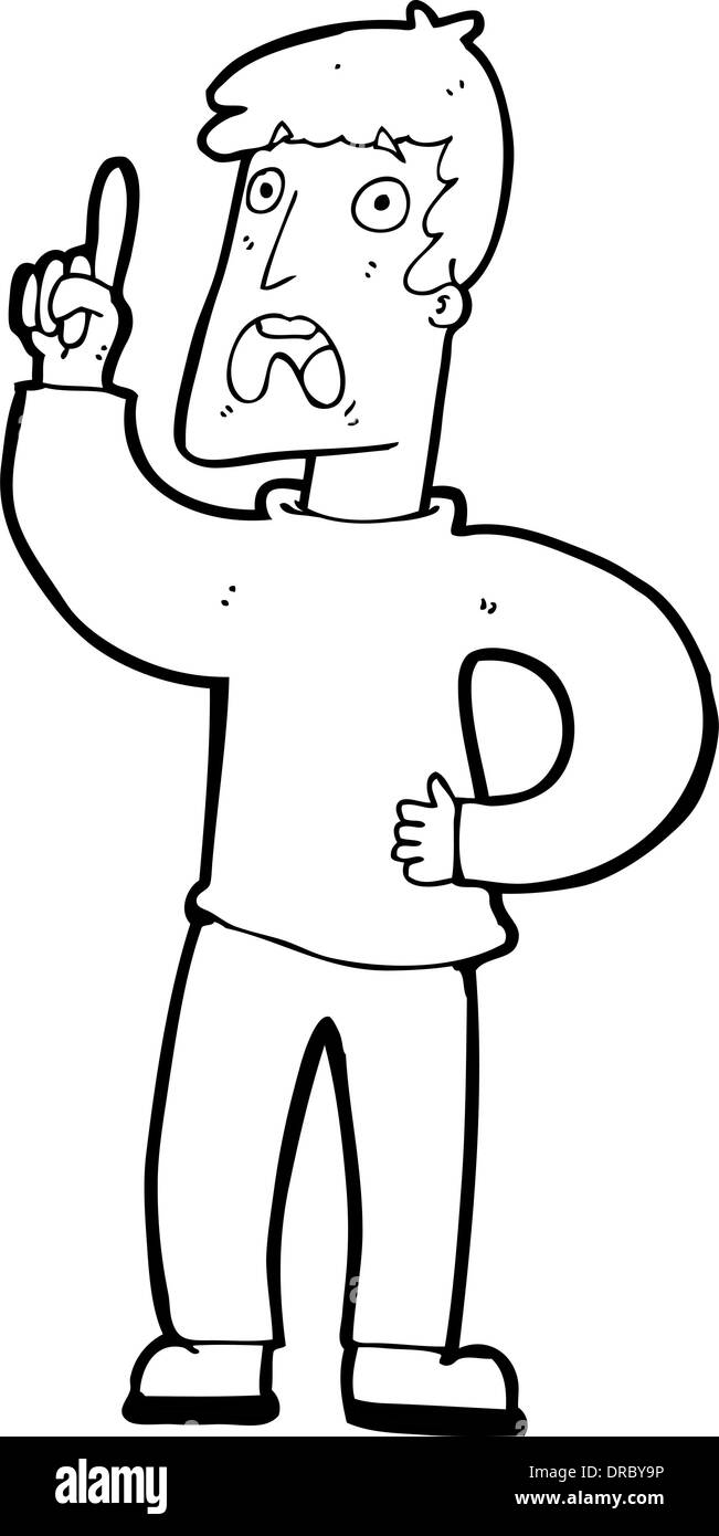 cartoon man with complaint Stock Vector Image & Art - Alamy