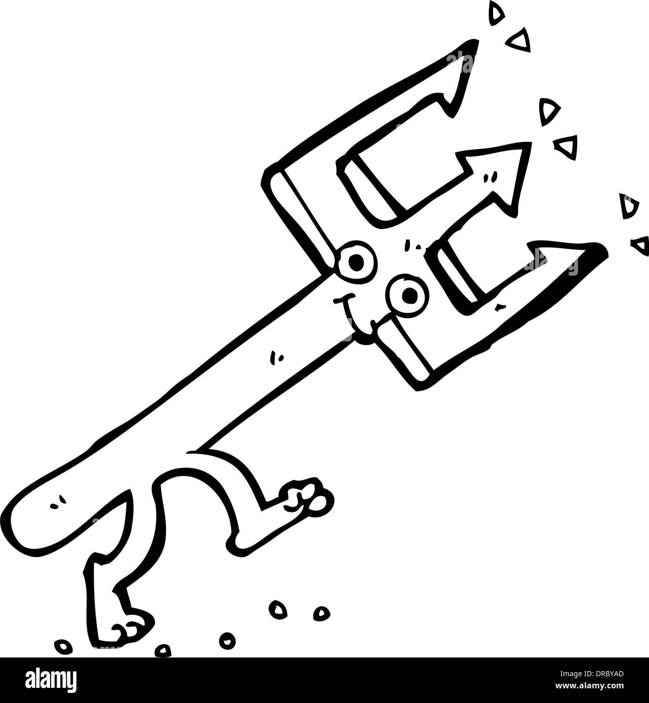 cartoon devil fork Stock Vector Image & Art - Alamy