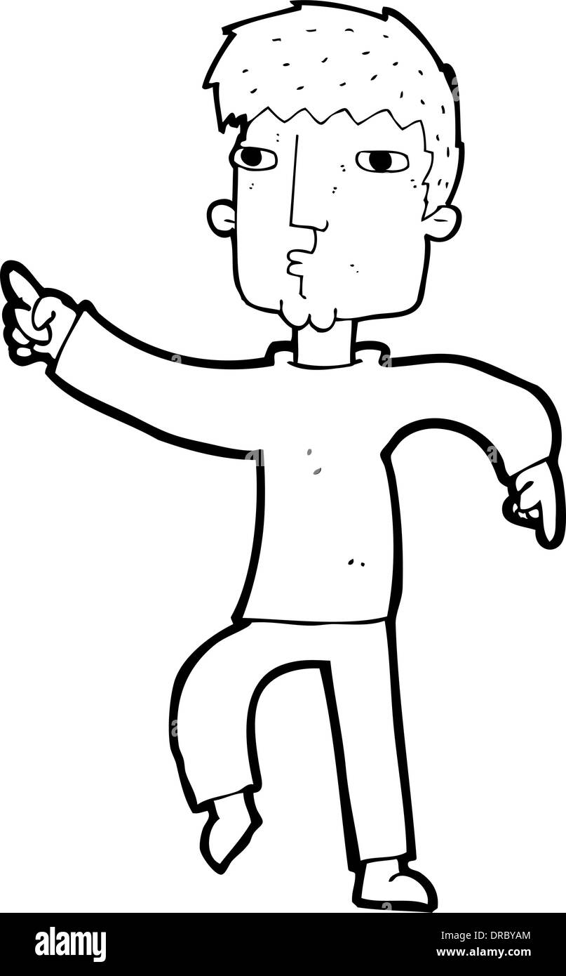 cartoon dancing man Stock Vector Image & Art - Alamy