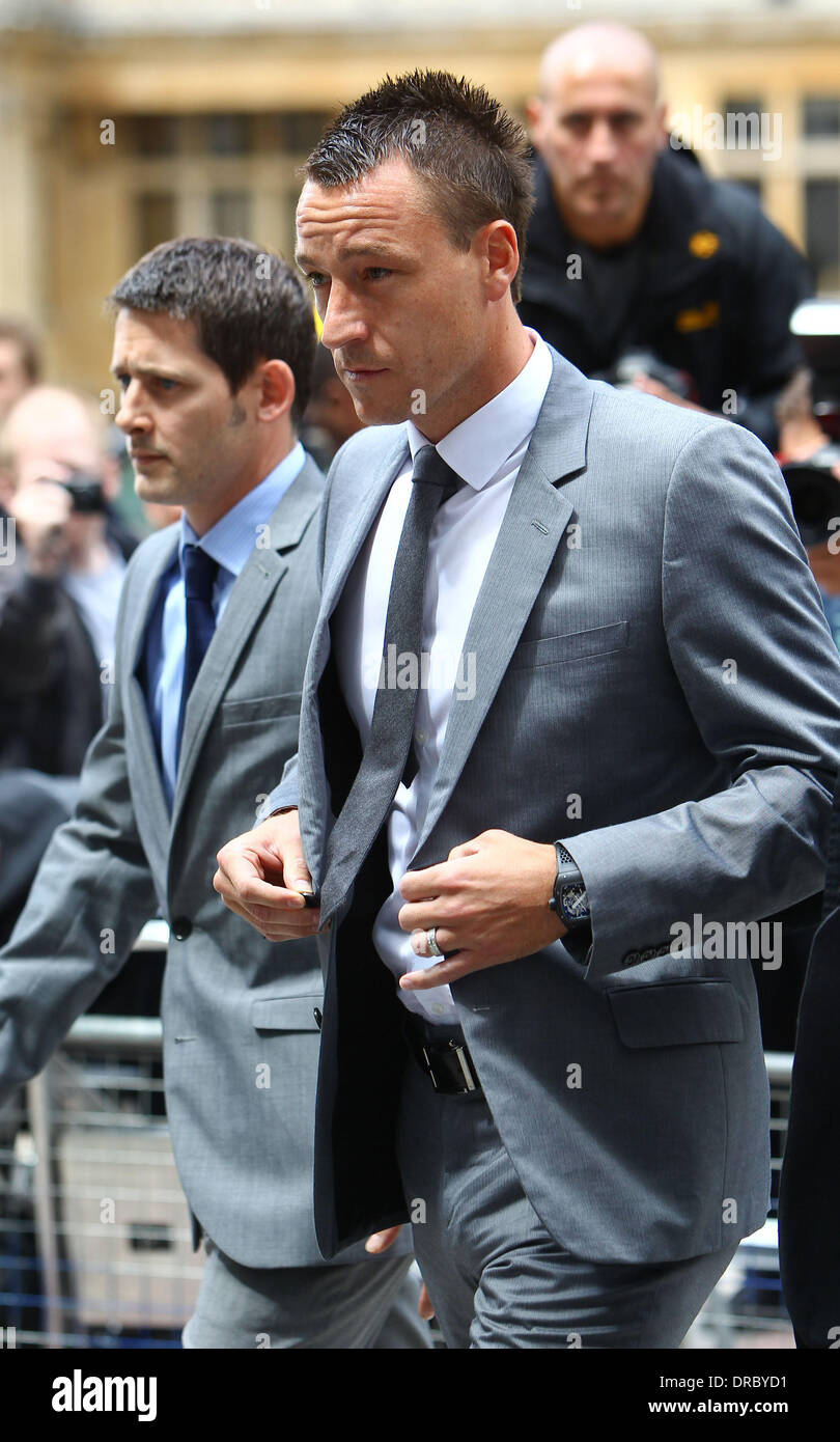 John Terry arrives at the City of Westminster Magistrates' Court for ...