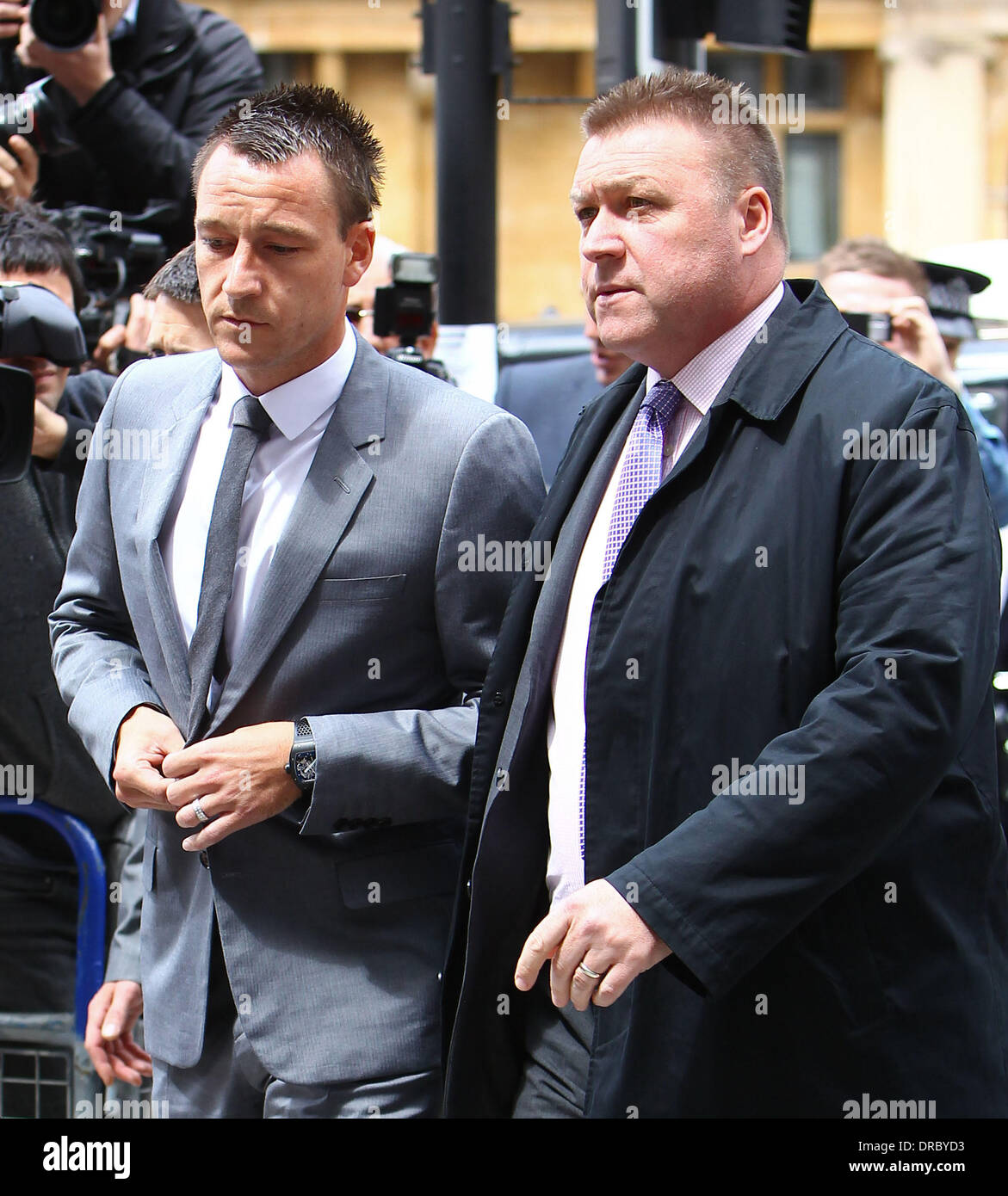 John Terry arrives at the City of Westminster Magistrates' Court for ...