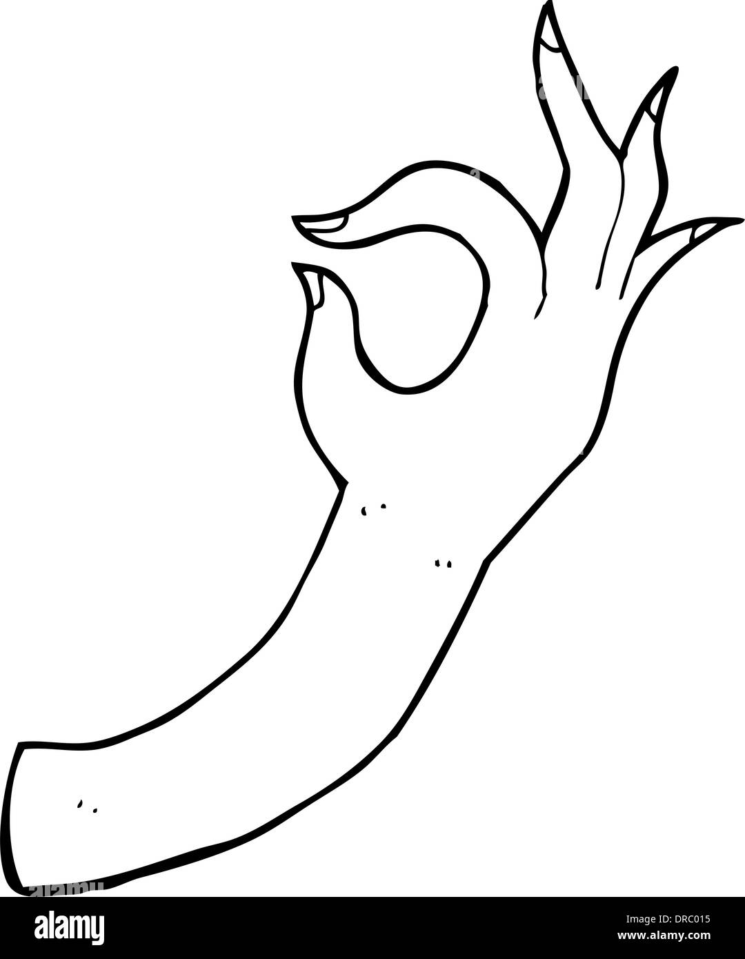 cartoon hand symbol Stock Vector Image & Art - Alamy