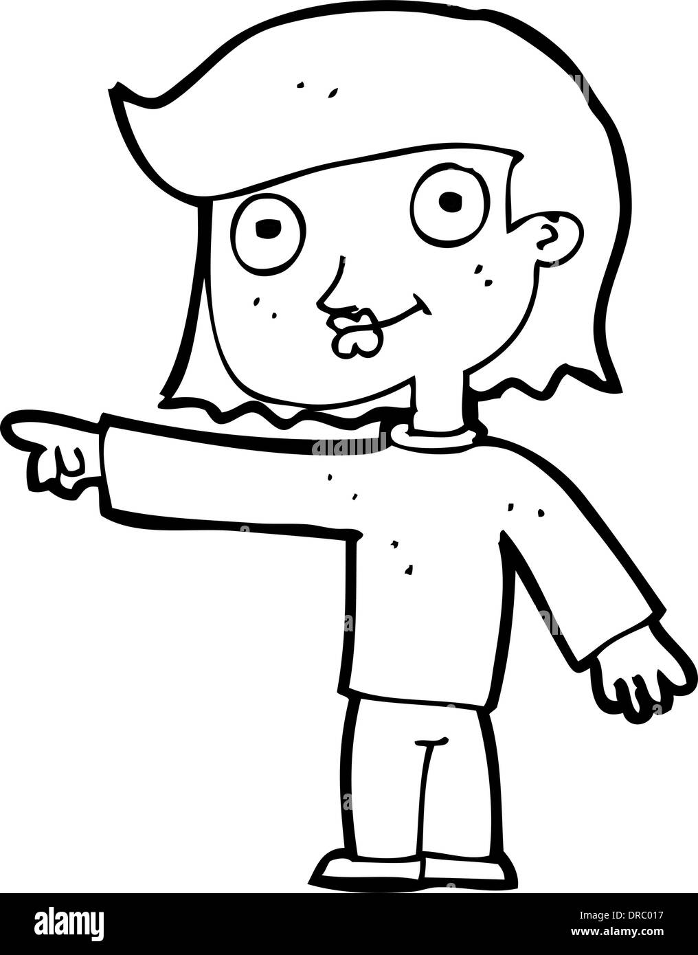 cartoon pointing person Stock Vector Image & Art - Alamy