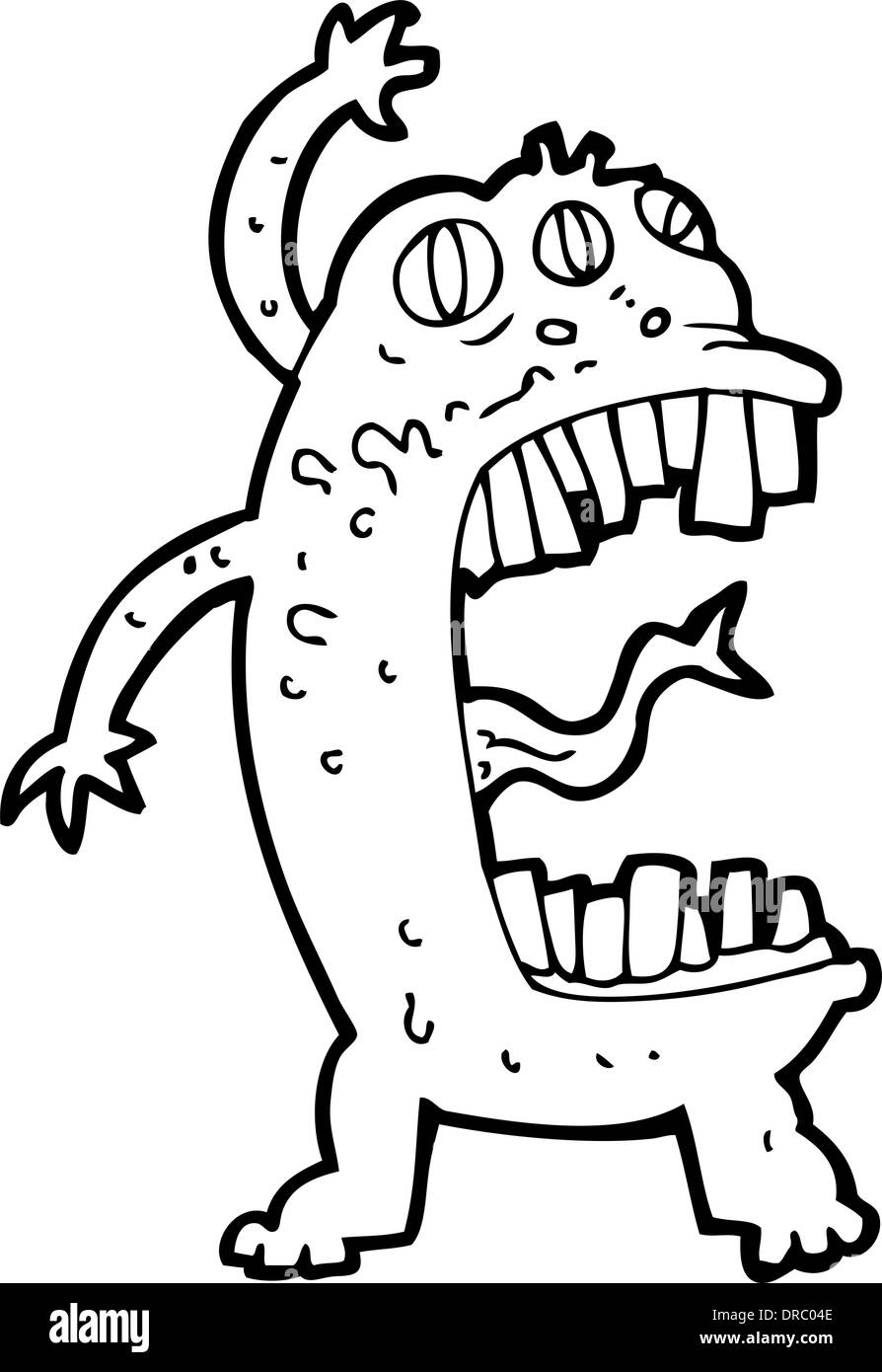 Crazy creature Black and White Stock Photos & Images - Alamy