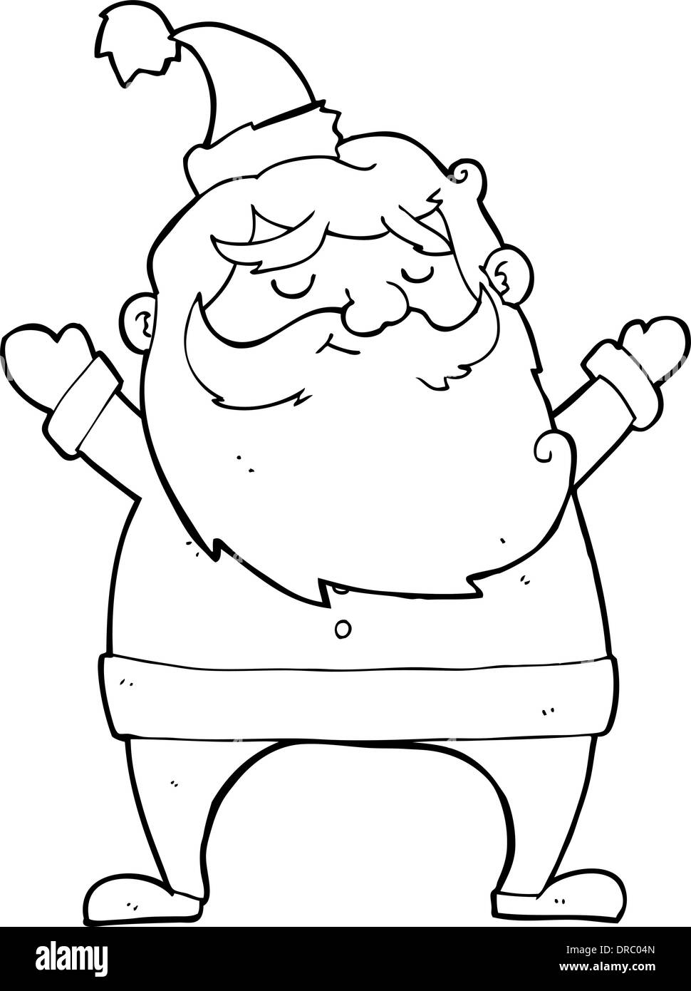 jolly santa cartoon Stock Vector Image & Art - Alamy