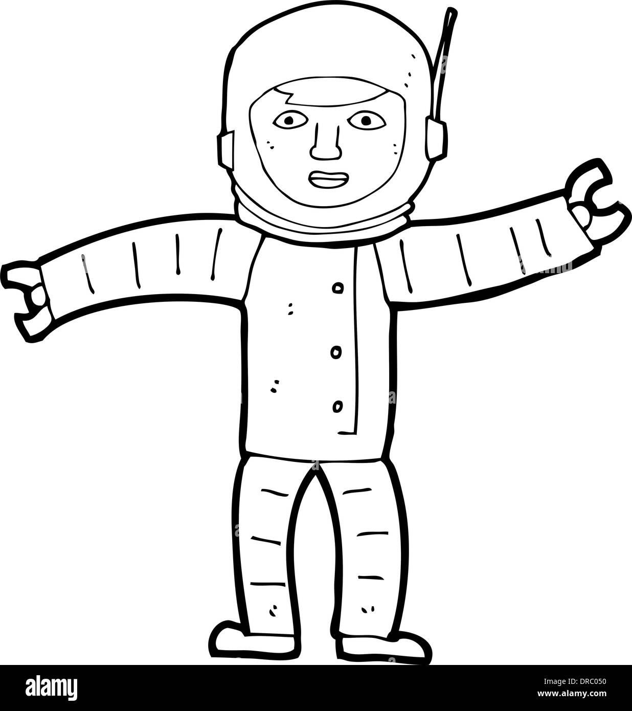 cartoon space man Stock Vector Image & Art - Alamy