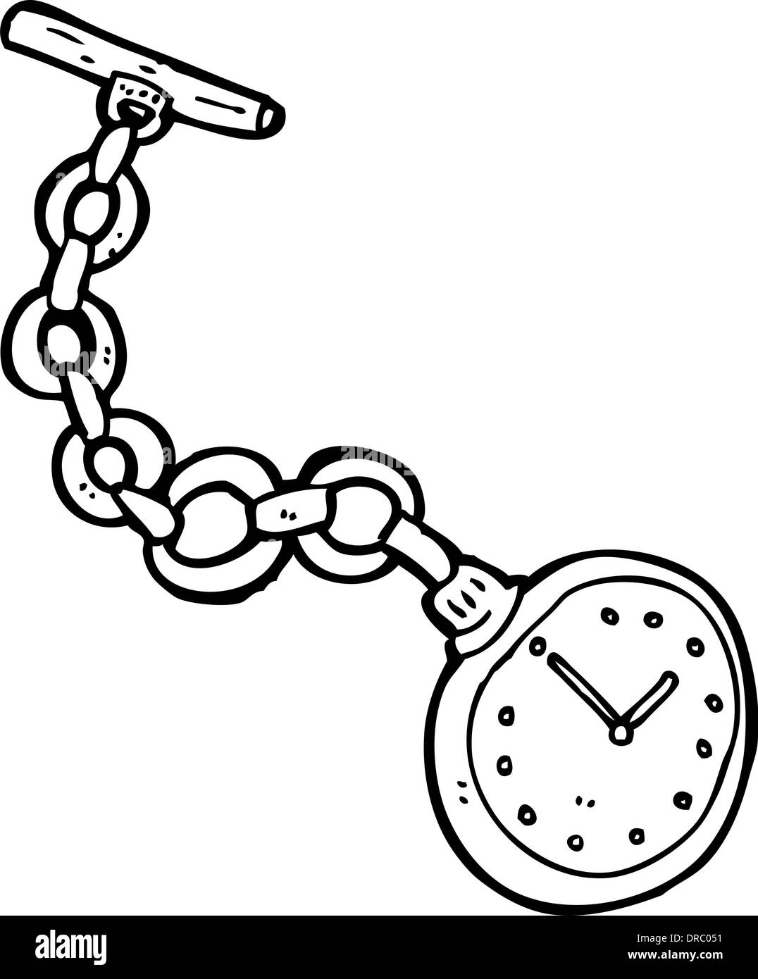 Cartoon old pocket watch Stock Vector Images - Alamy