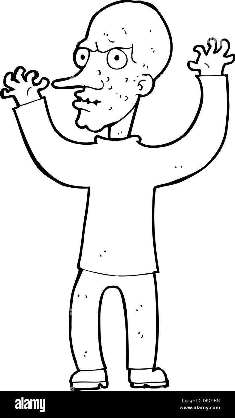 cartoon mean man Stock Vector Image & Art - Alamy