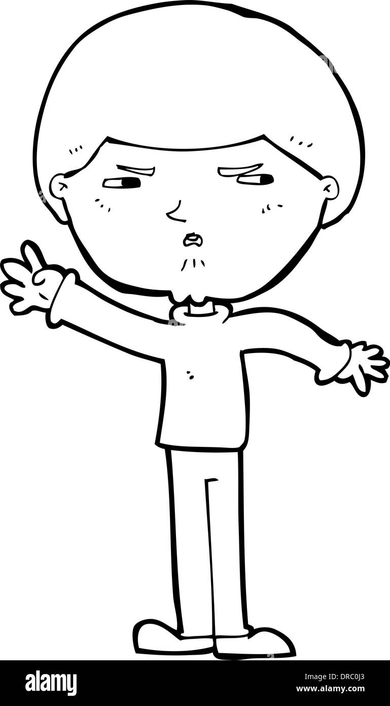 cartoon mean man Stock Vector Image & Art - Alamy