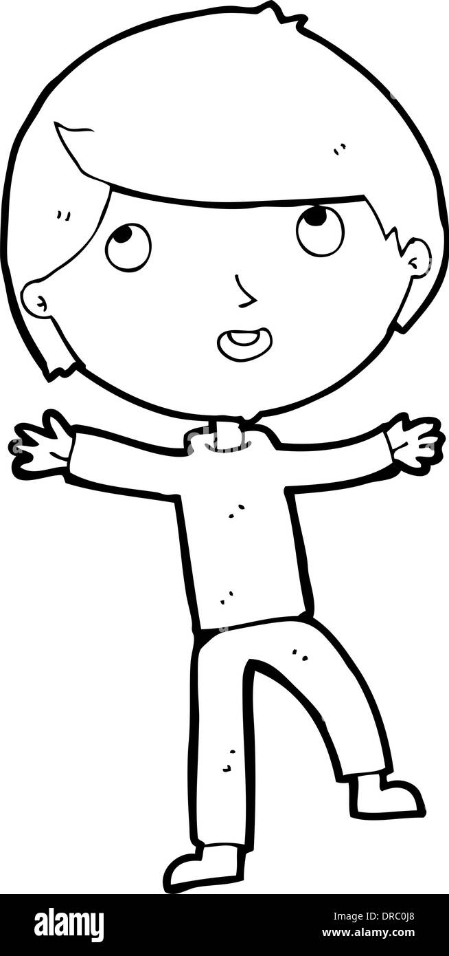 cartoon happy boy Stock Vector Image & Art - Alamy