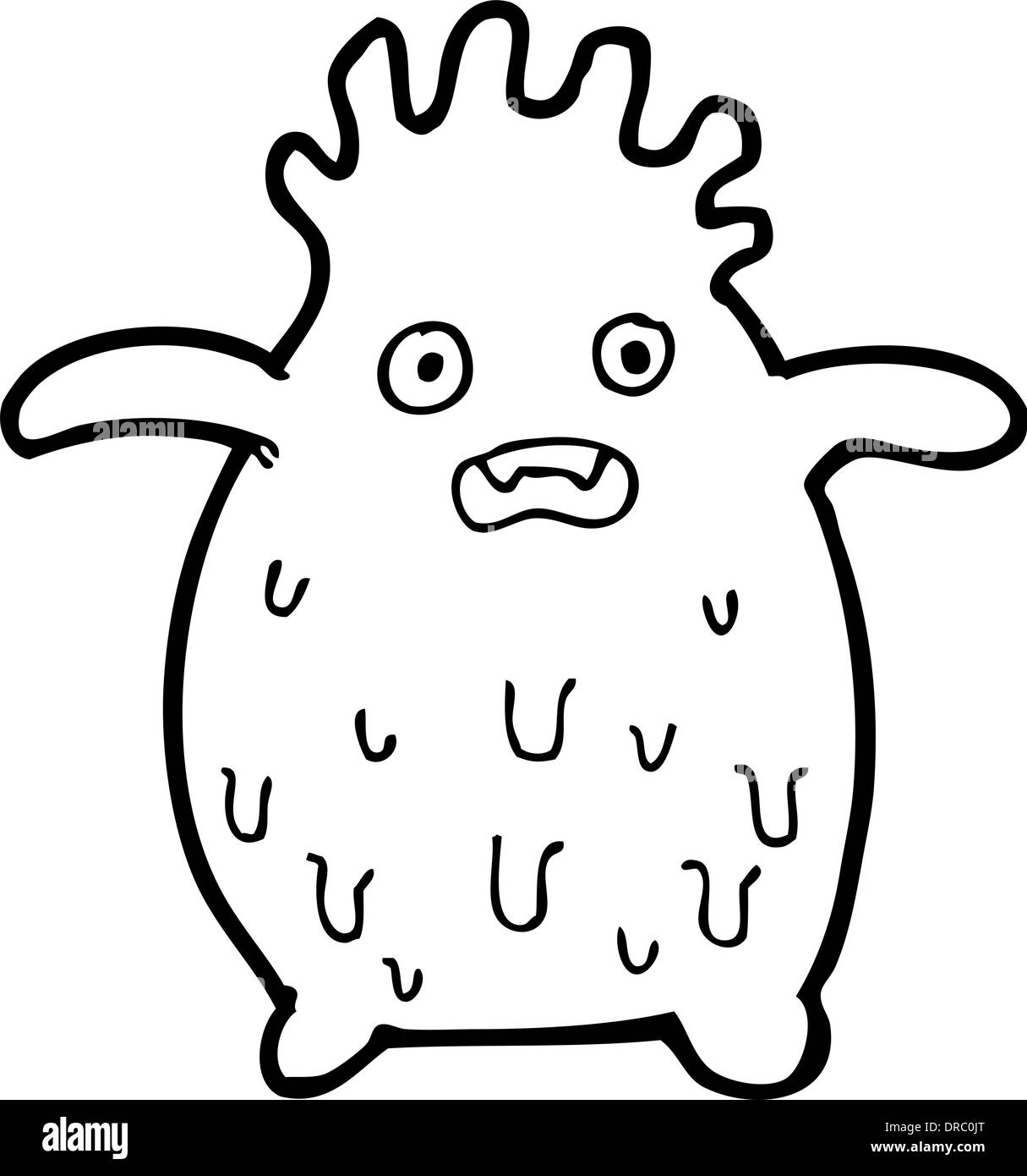 Slime vector vectors Black and White Stock Photos & Images - Alamy