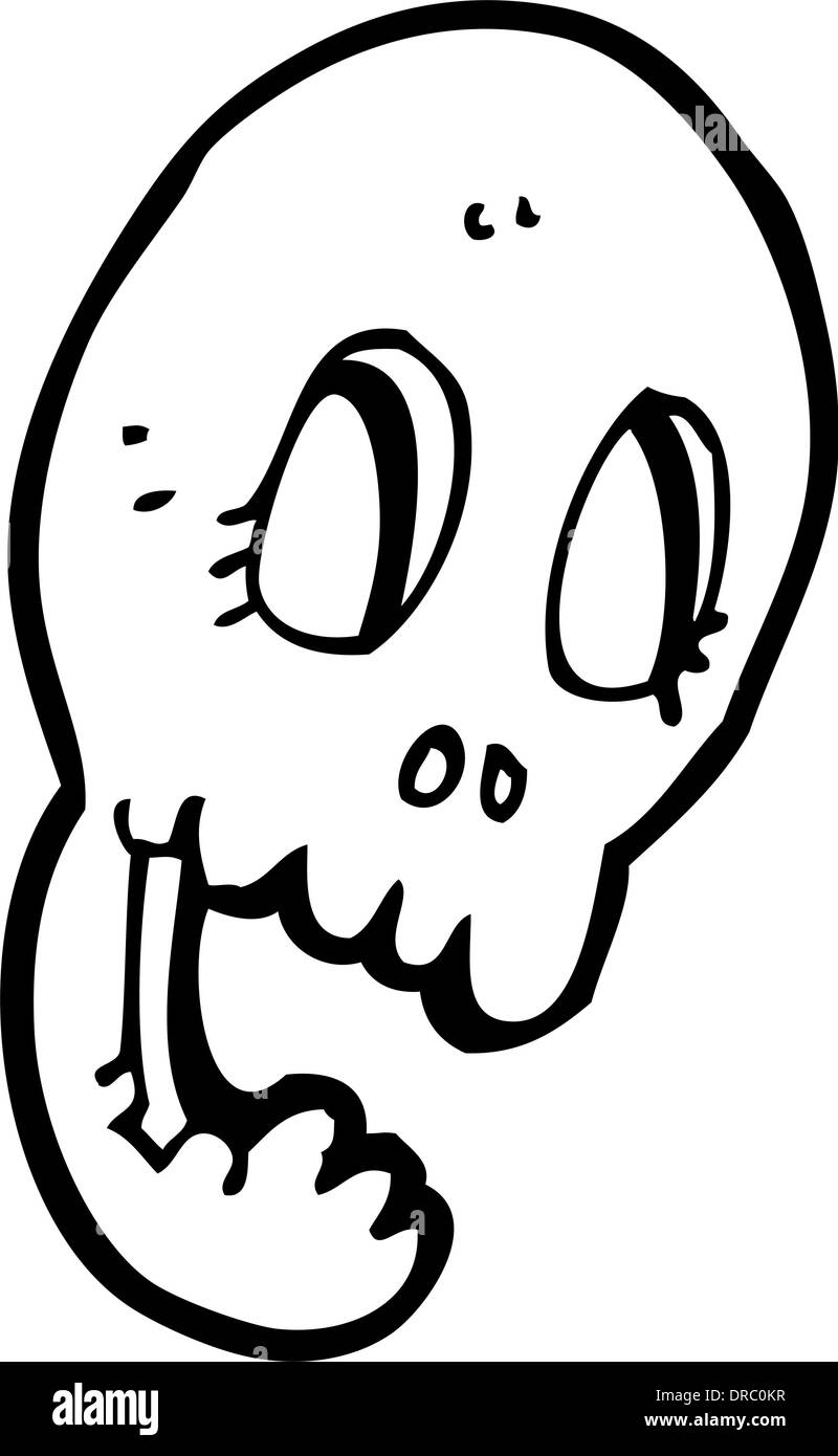 funny cartoon skull Stock Vector Image & Art - Alamy