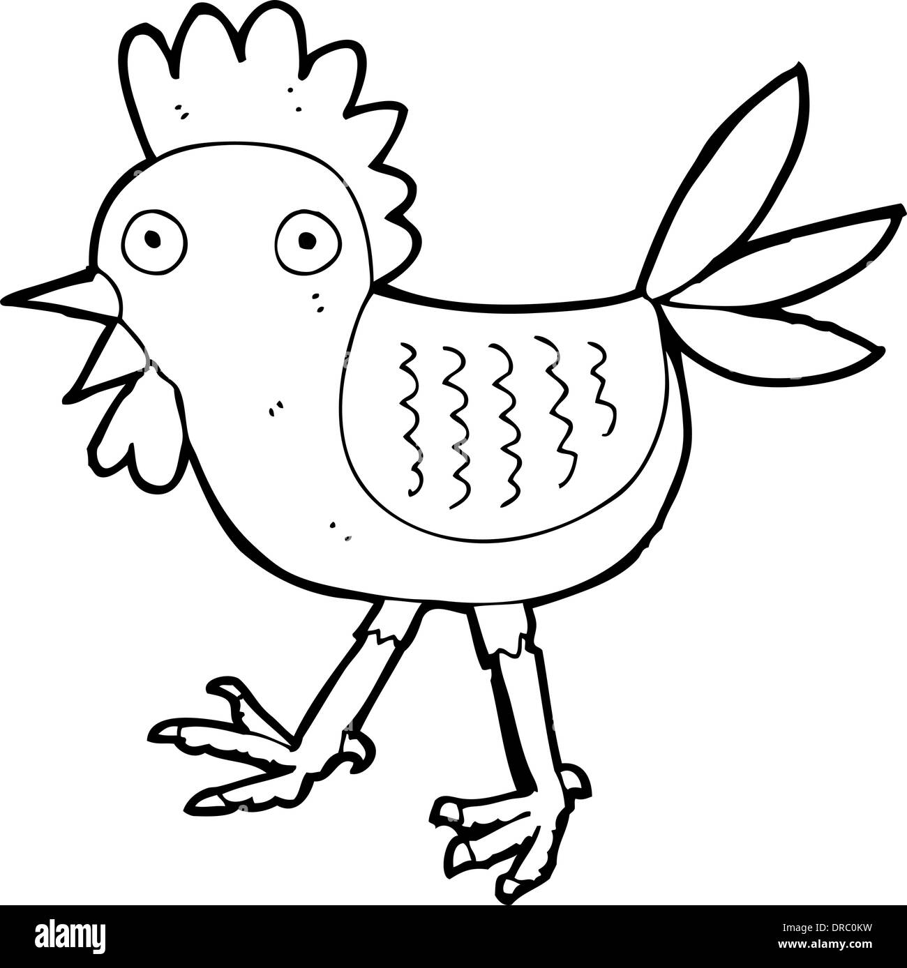 funny cartoon chicken Stock Vector Image & Art - Alamy