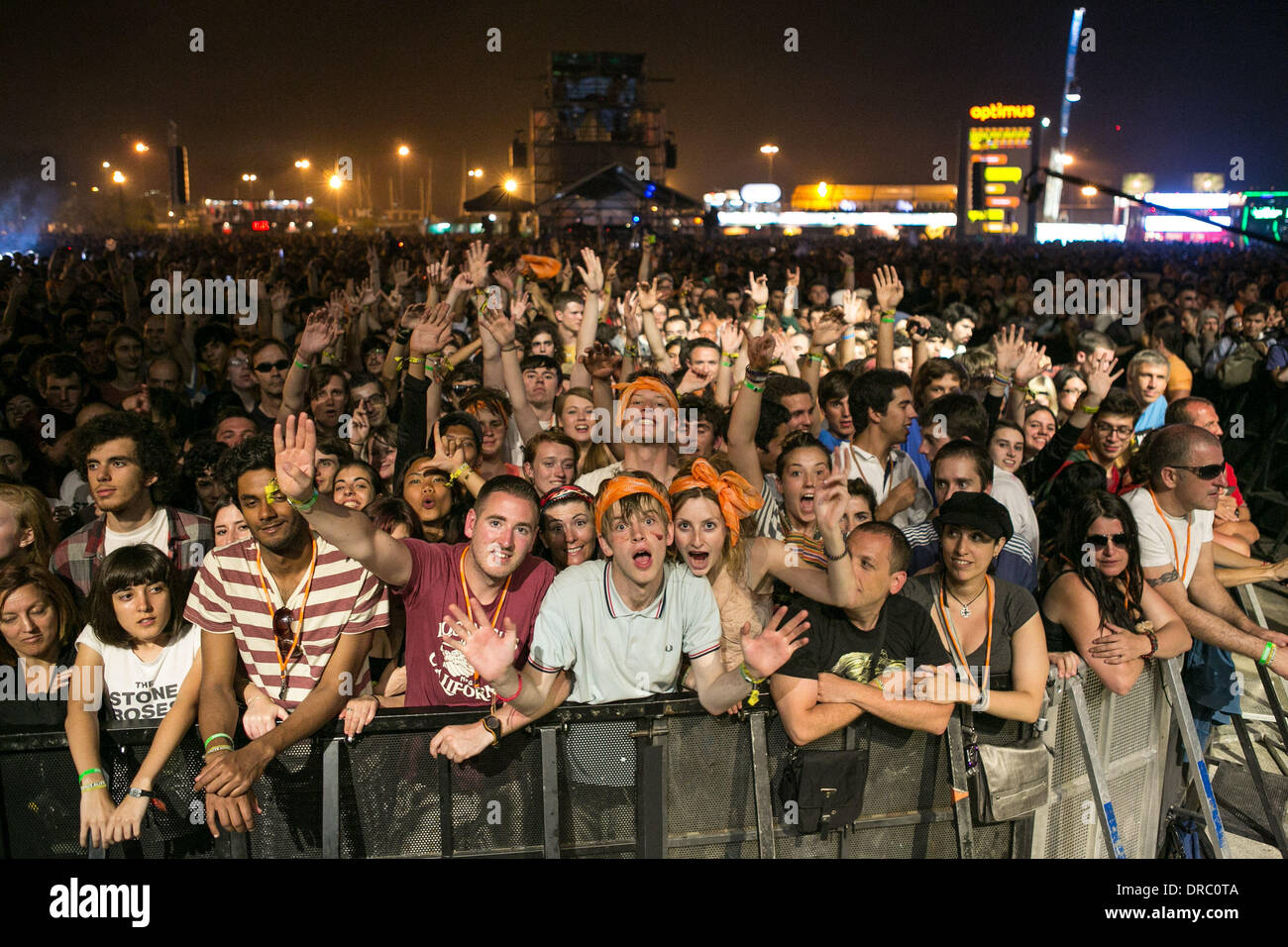Atmosphere during the Festival Optimus Alive - Day 1 at Passeio ...