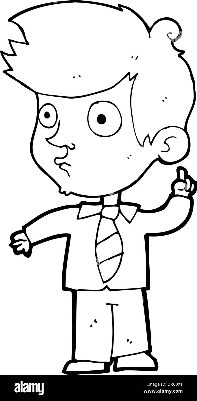 cartoon boy asking question Stock Vector Image & Art - Alamy