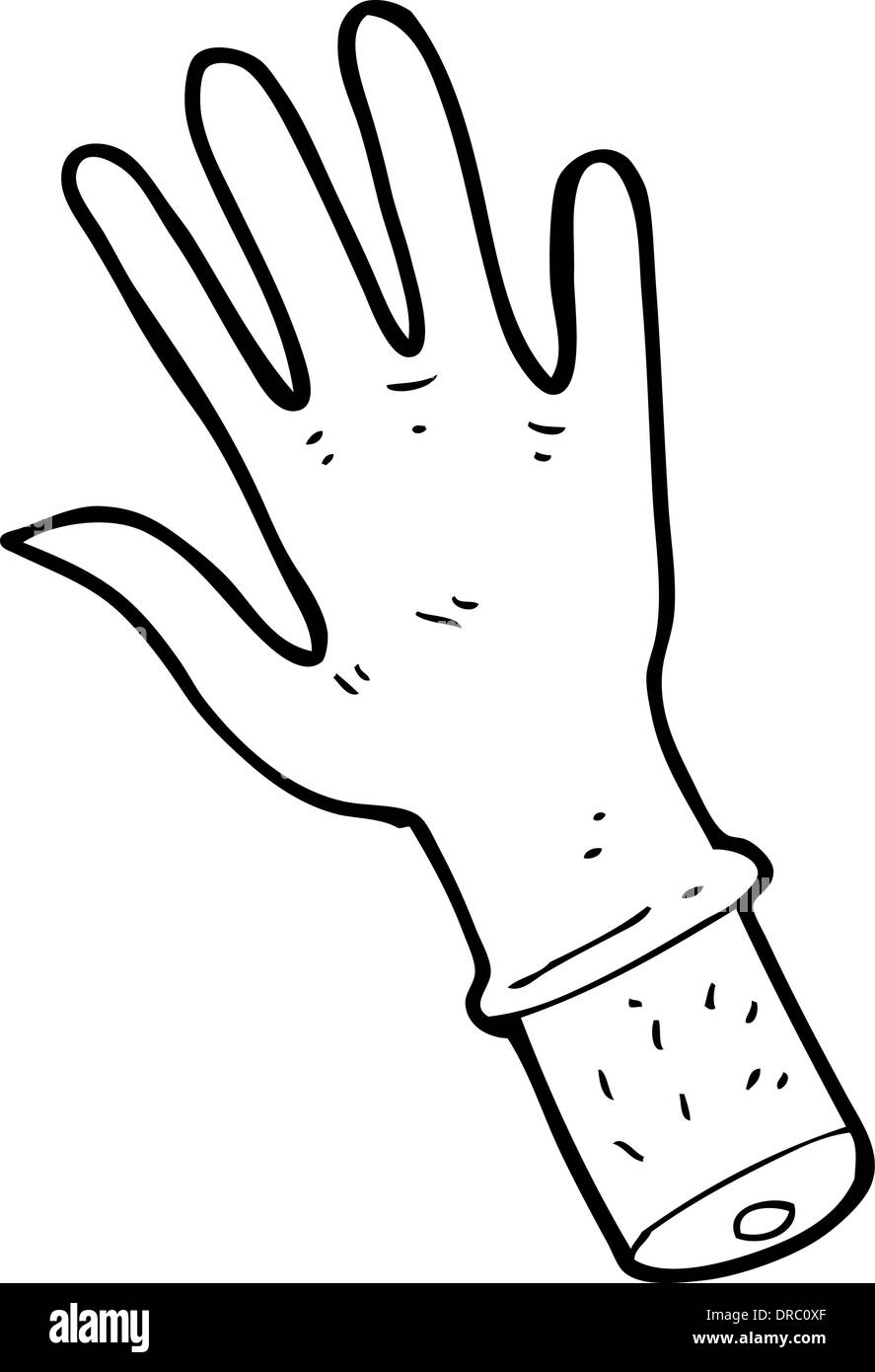 cartoon hand with medical glove Stock Vector Image & Art - Alamy
