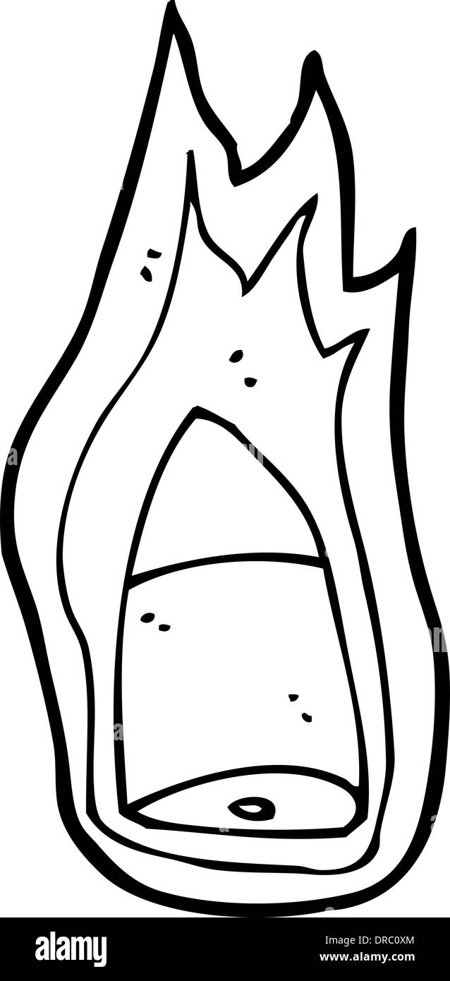 cartoon flaming bullet Stock Vector Image & Art - Alamy