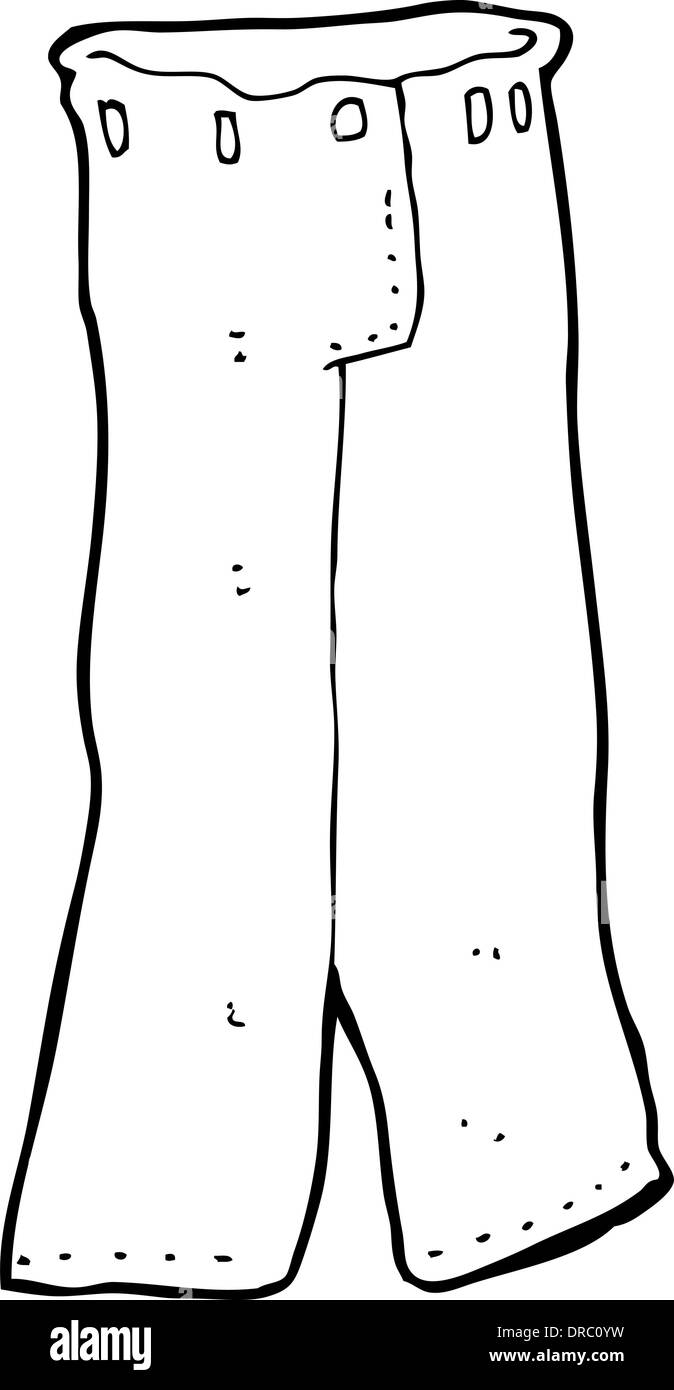 cartoon pair of jeans Stock Vector Image & Art - Alamy