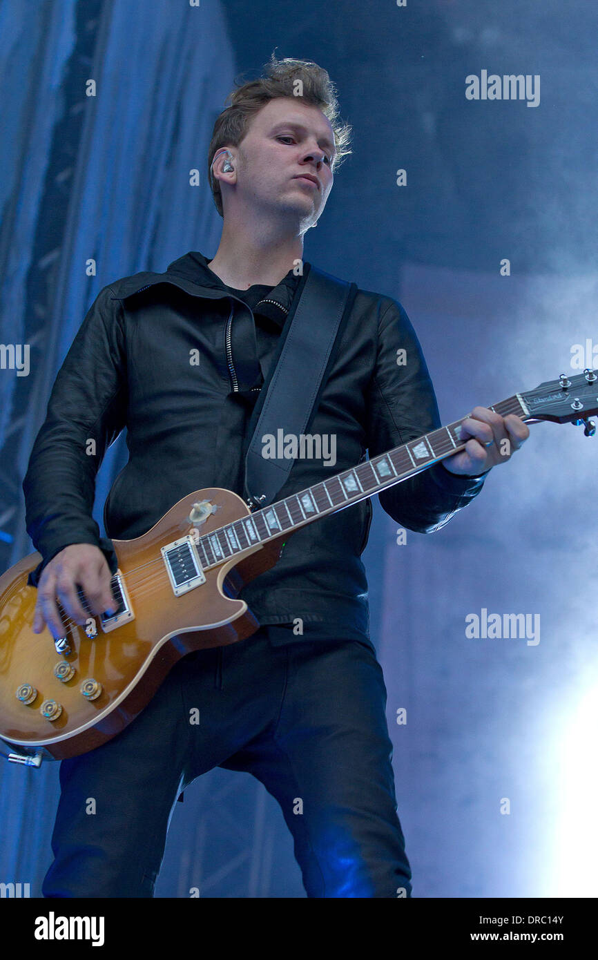 Sweden's biggest rock band 'Kent' performing a sold out concert at ...