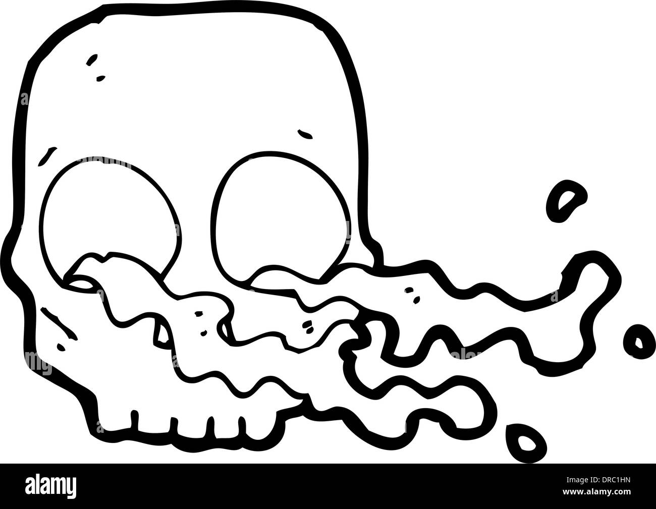 cartoon gross skull Stock Vector Image & Art - Alamy