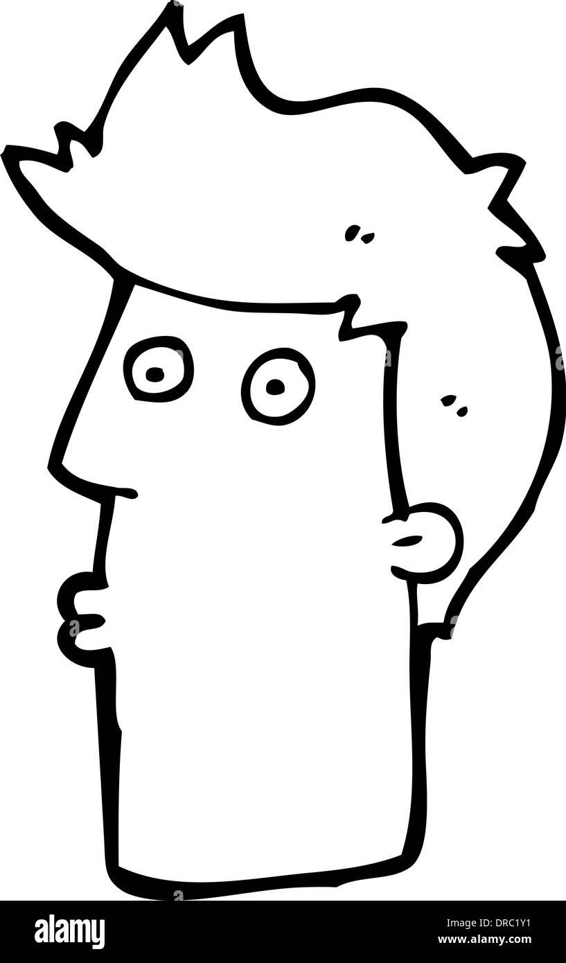 cartoon surprised man Stock Vector Image & Art - Alamy