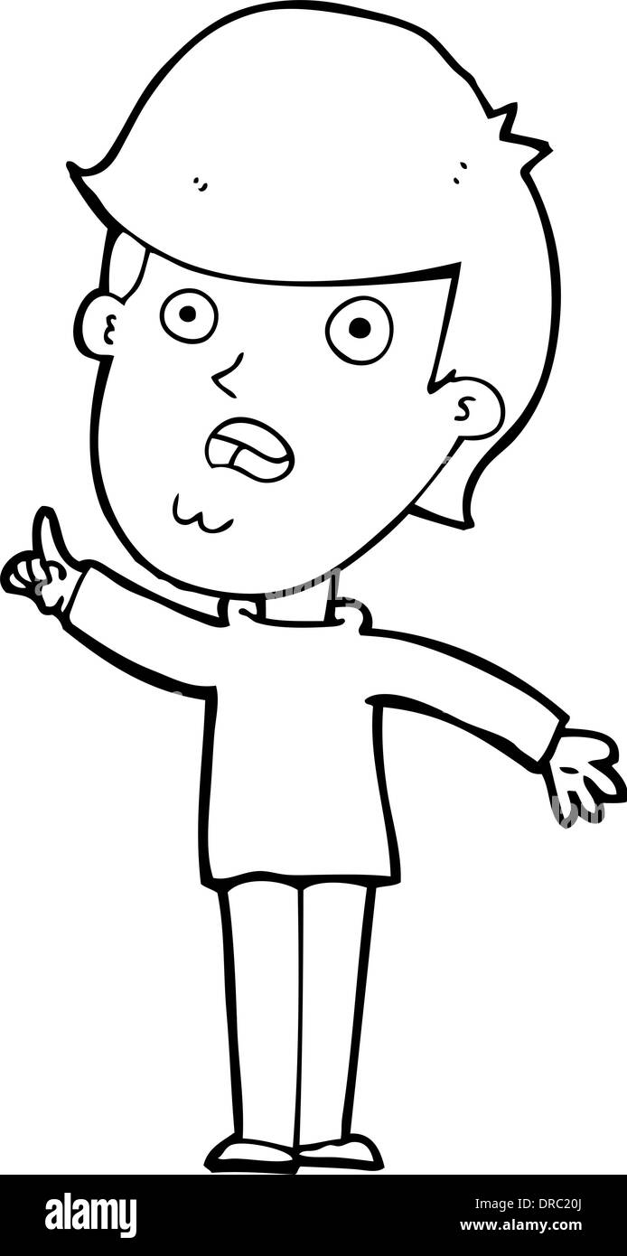 cartoon man asking question Stock Vector Image & Art - Alamy