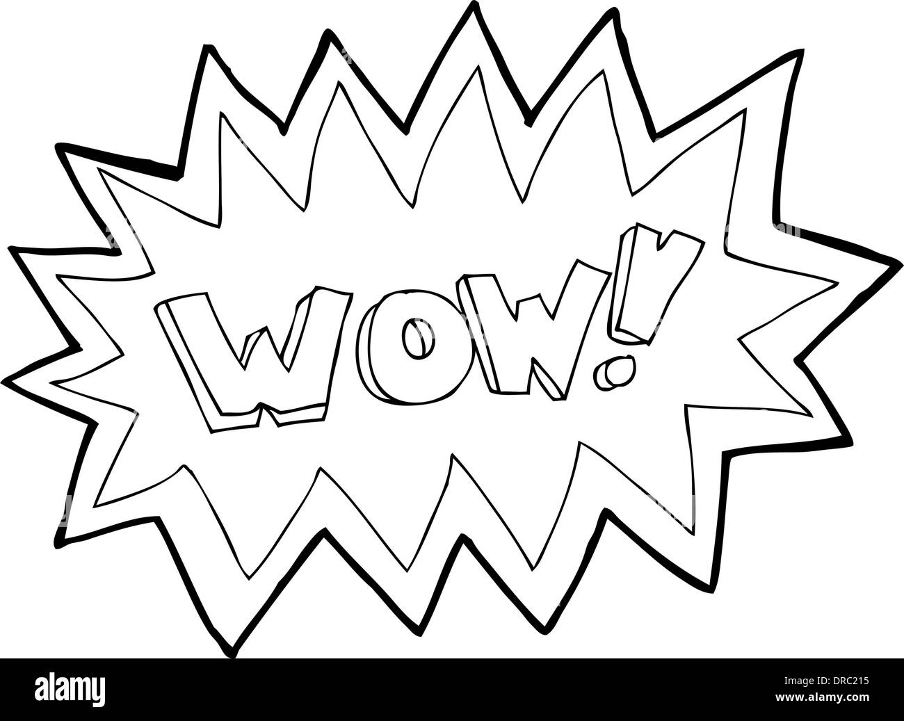 cartoon wow explosion Stock Vector Image & Art - Alamy