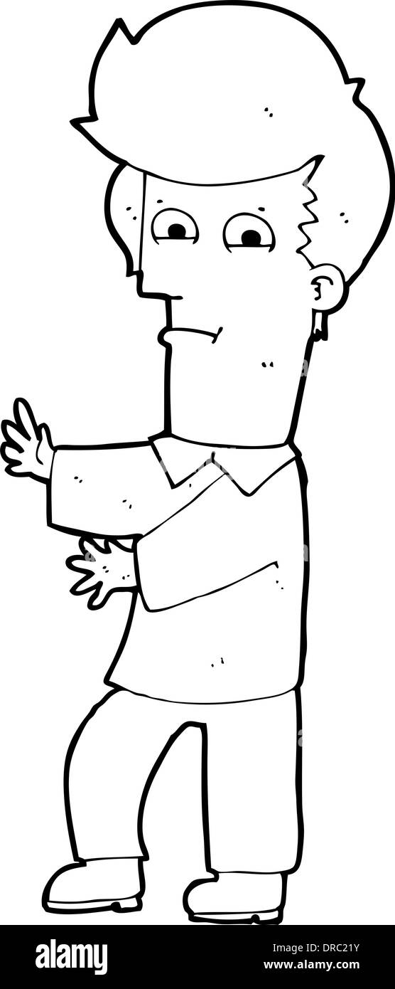 cartoon man gesturing wildly Stock Vector Image & Art - Alamy