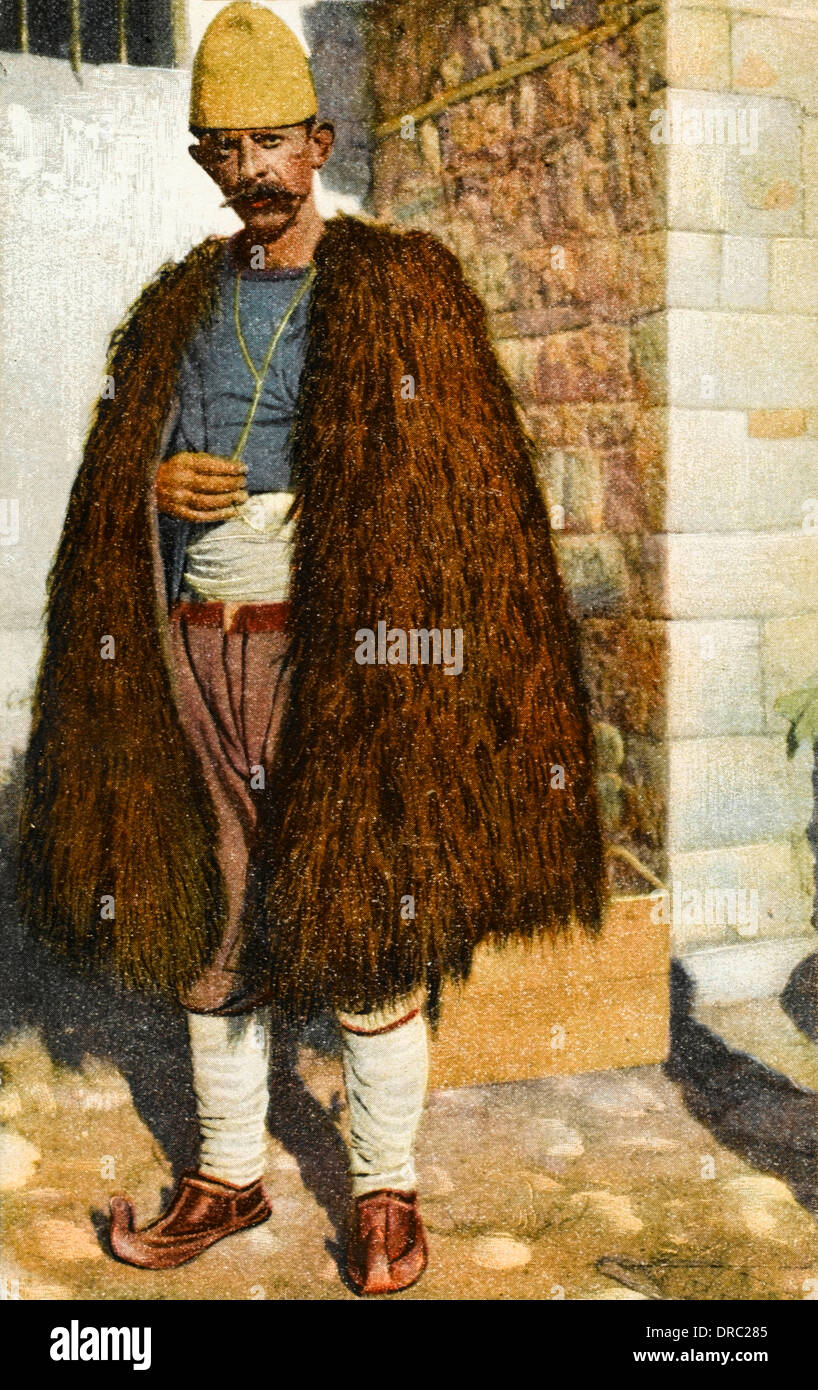 Albania - Peasant shepherd Stock Photo - Alamy