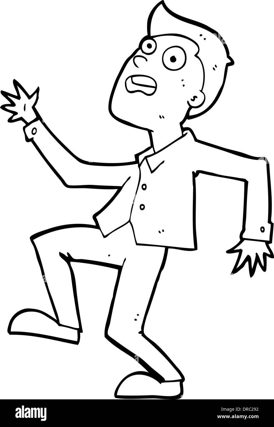 cartoon man panicking Stock Vector Image & Art - Alamy