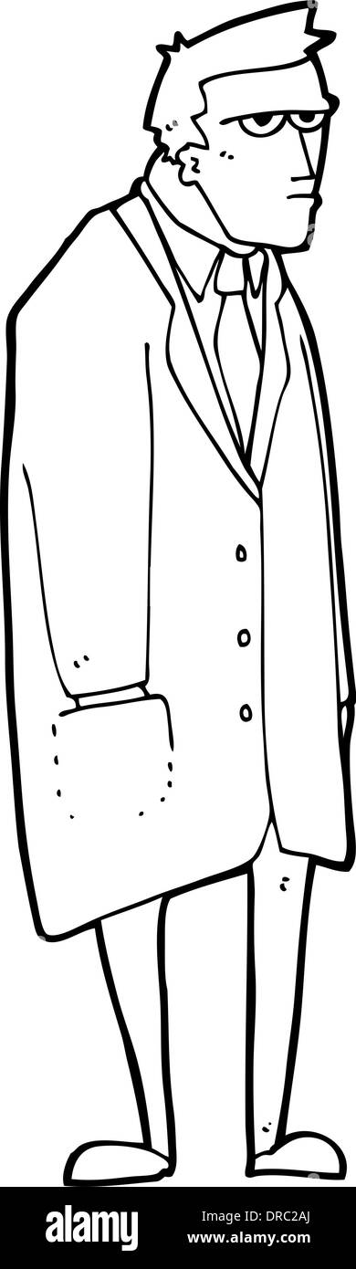 cartoon bad tempered man Stock Vector Image & Art - Alamy