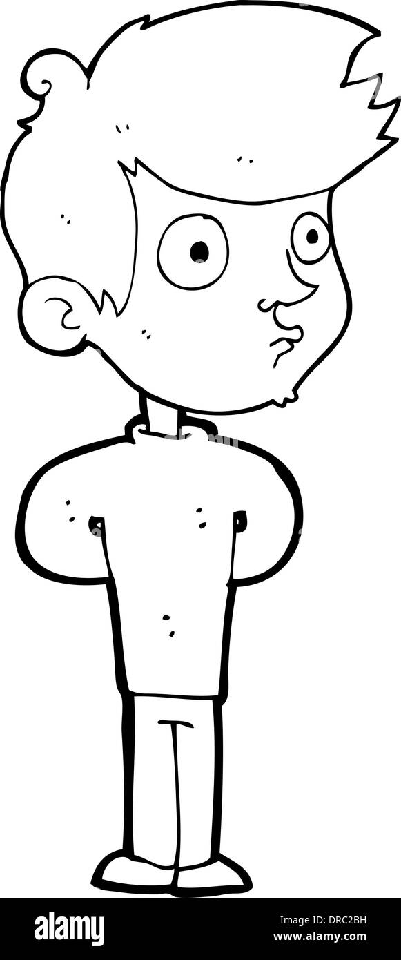 cartoon boy staring Stock Vector Image & Art - Alamy