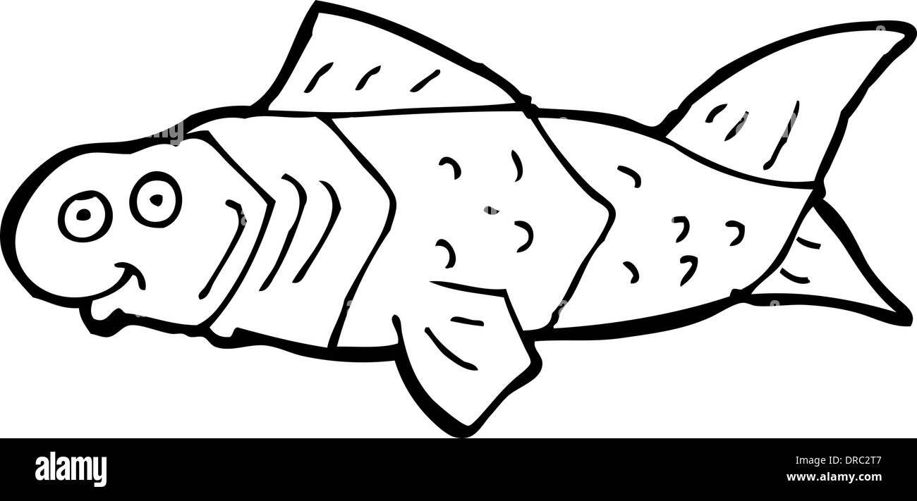cartoon funny fish Stock Vector Image & Art - Alamy
