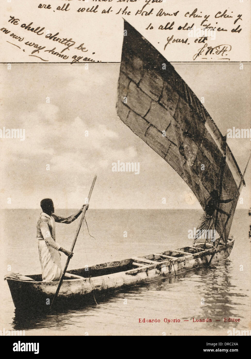 Angola - Luanda - traditional boat Stock Photo - Alamy