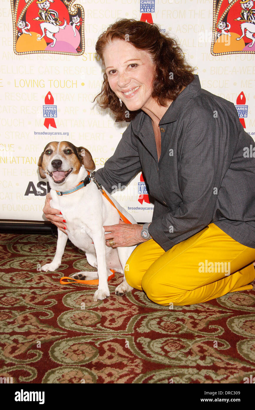 Linda Lavin and her dog Mickey Broadway Barks: The 14th Annual Dog and ...