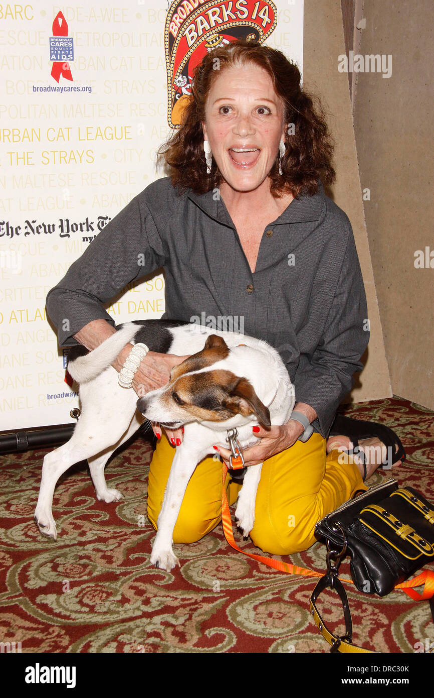 Linda Lavin and her dog Mickey Broadway Barks: The 14th Annual Dog and ...