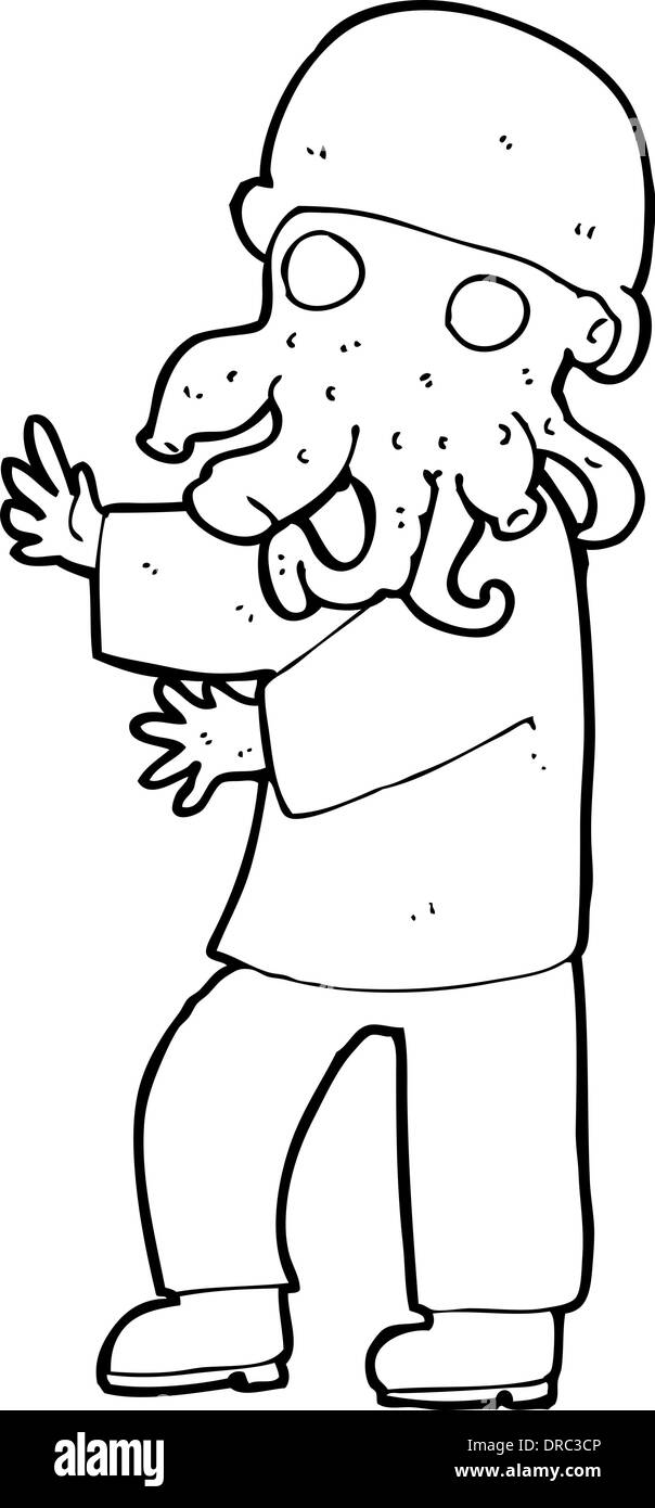 cartoon alien man Stock Vector Image & Art - Alamy