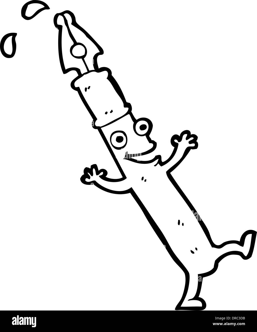cartoon pen character Stock Vector Image & Art - Alamy
