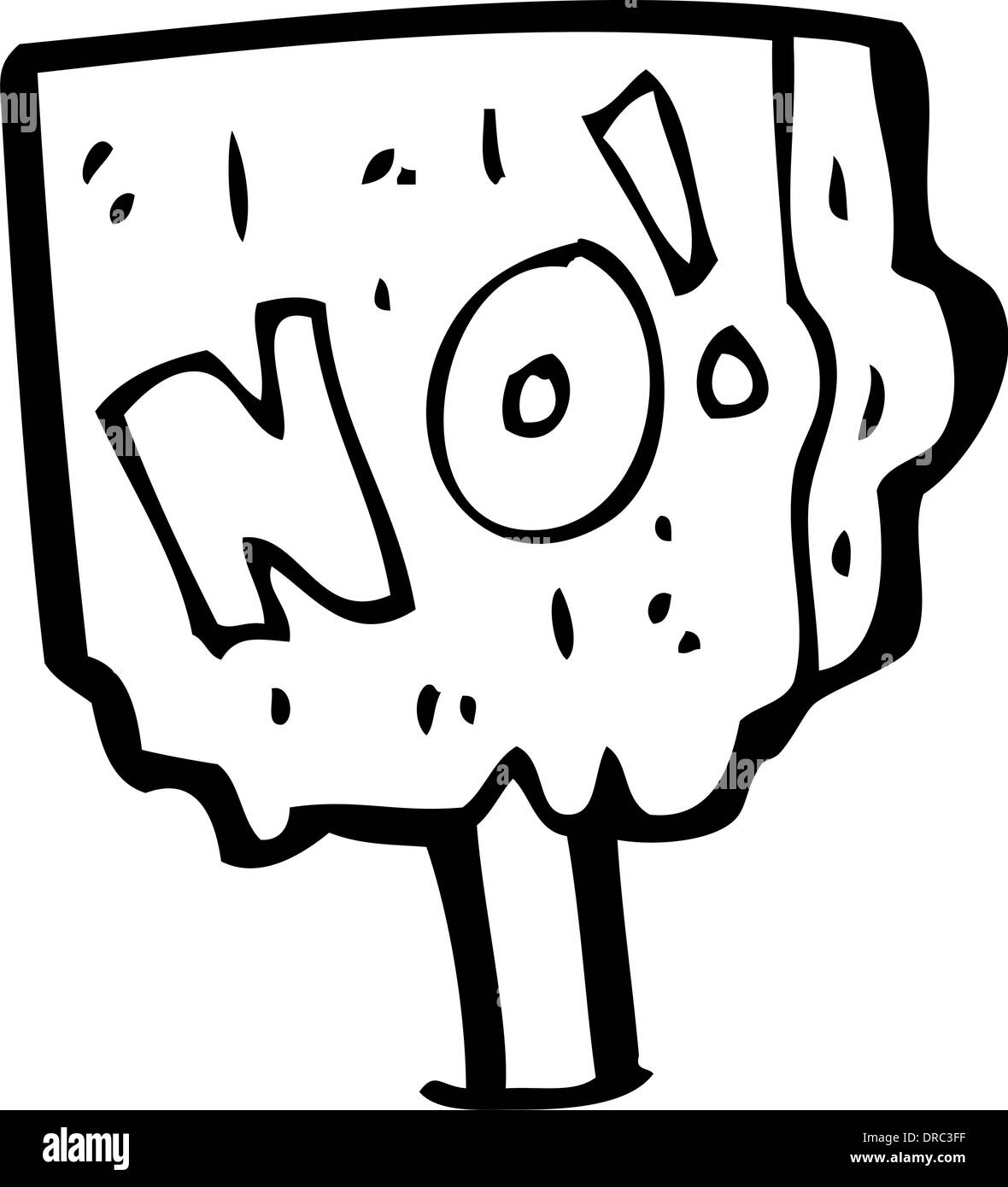 cartoon no sign Stock Vector Image & Art - Alamy