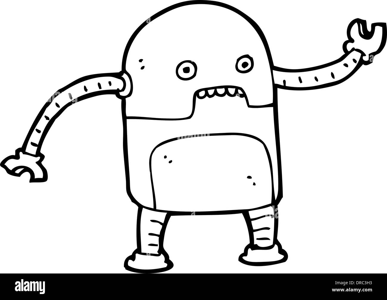 funny cartoon robot Stock Vector Image & Art - Alamy