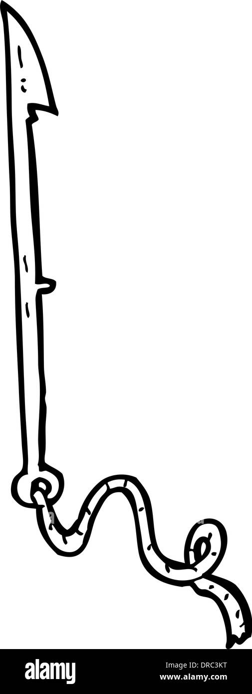 Whaling Harpoon Drawing