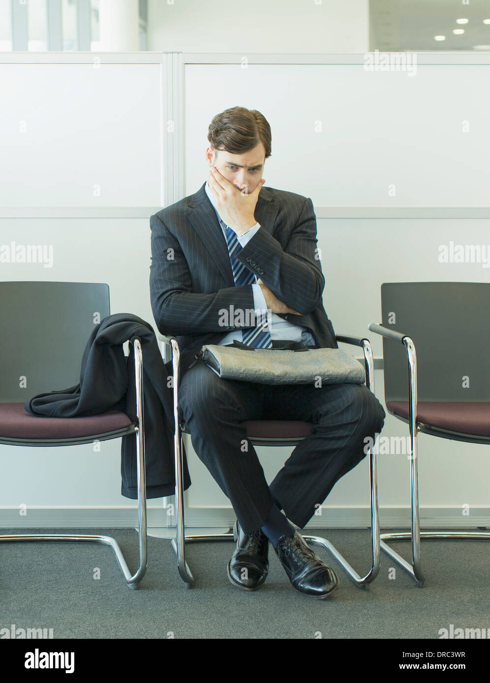 Full body view male nervous hi-res stock photography and images - Alamy