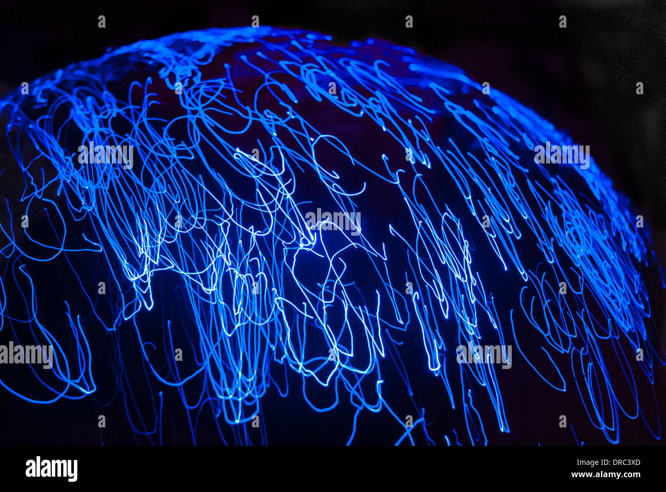 An abstract background from moving fiber optic lights Stock Photo - Alamy