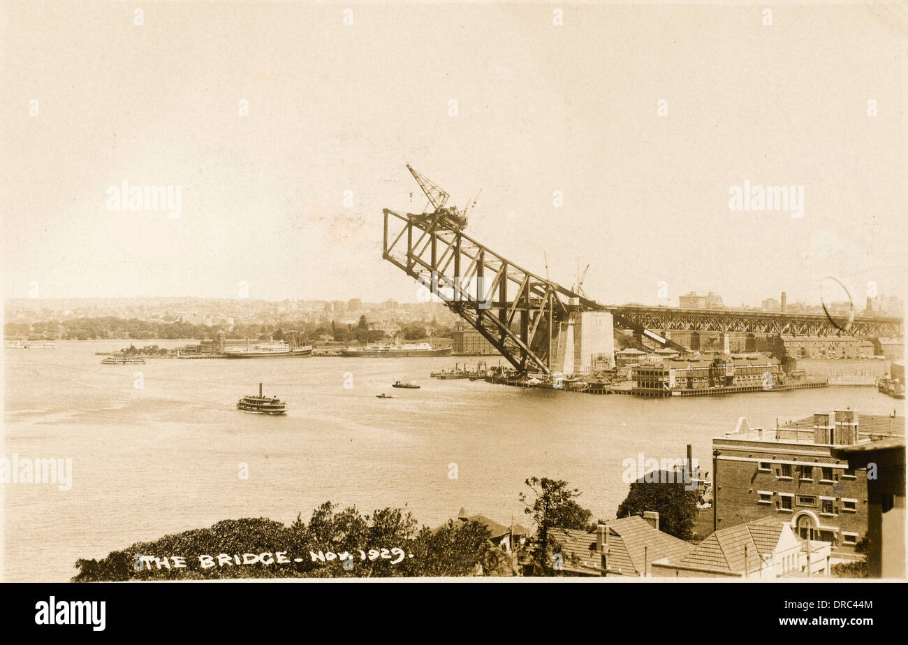 Sydney Harbour Bridge, Australia - Construction (1 of 2 Stock Photo - Alamy