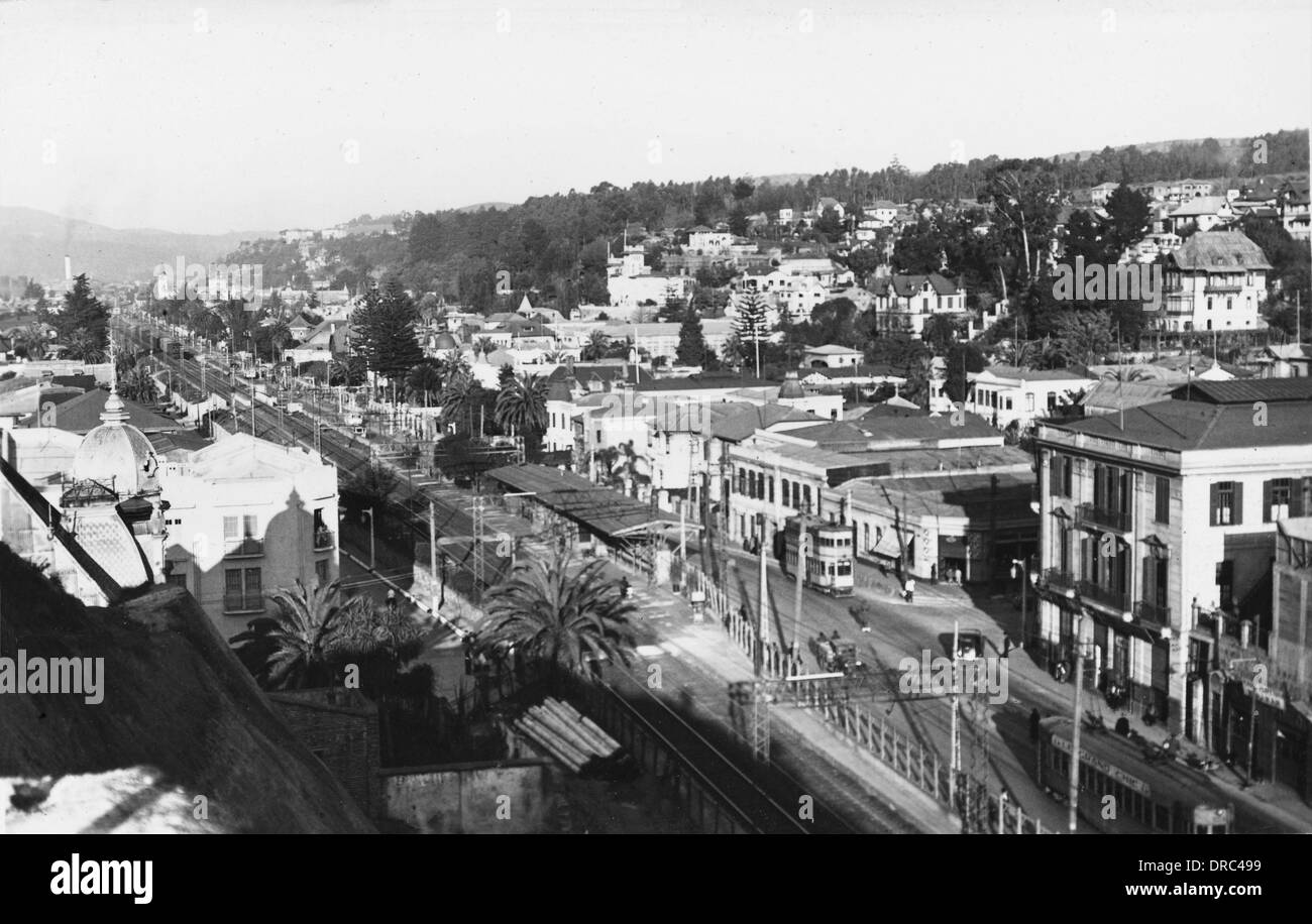 Vina del Mar, Chile - Panorama of Miramar Stock Photo - Alamy