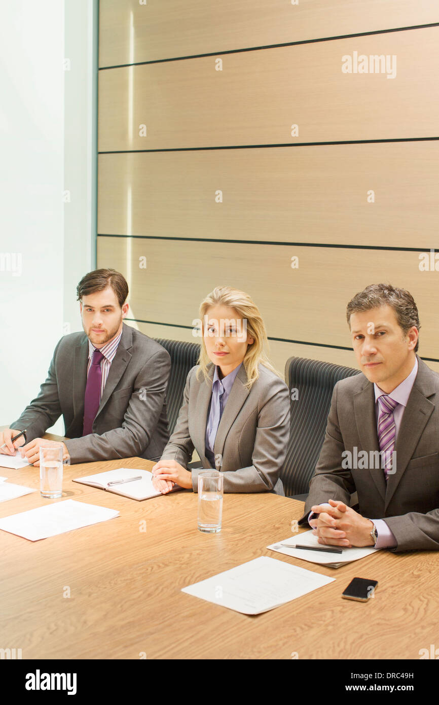 Business people sitting in meeting Stock Photo - Alamy