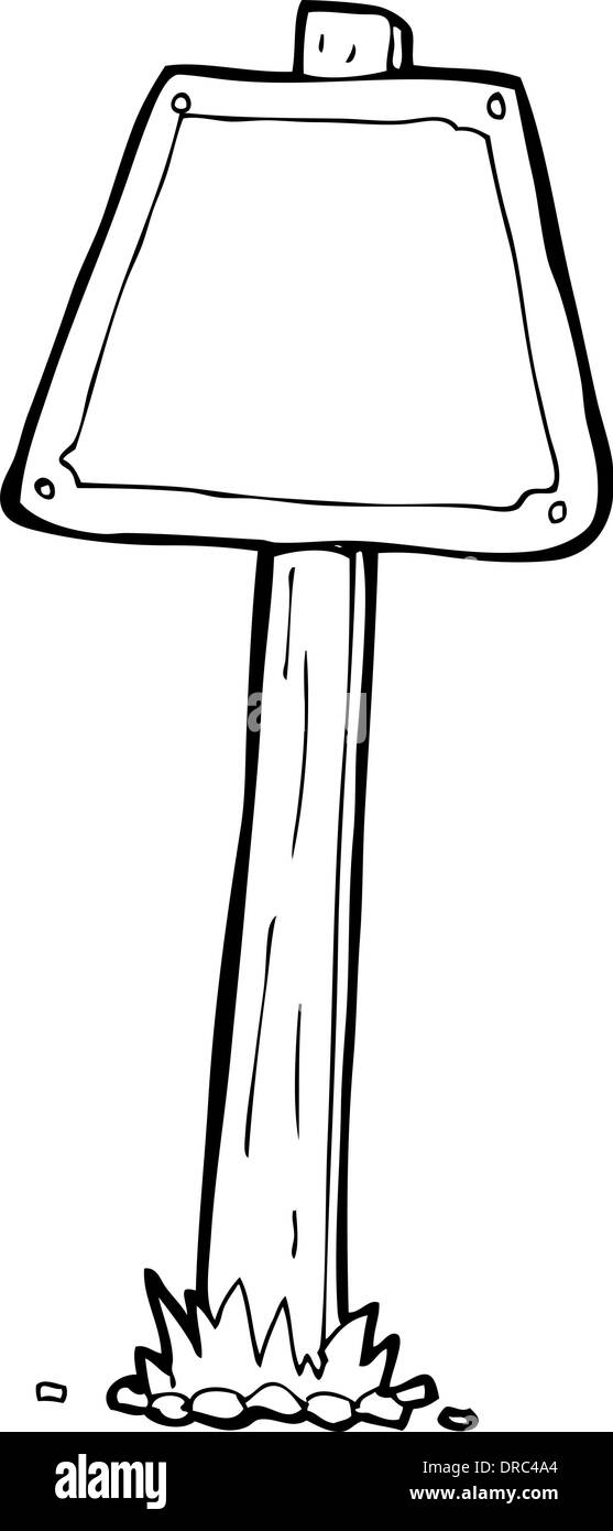 cartoon road sign Stock Vector Image & Art - Alamy