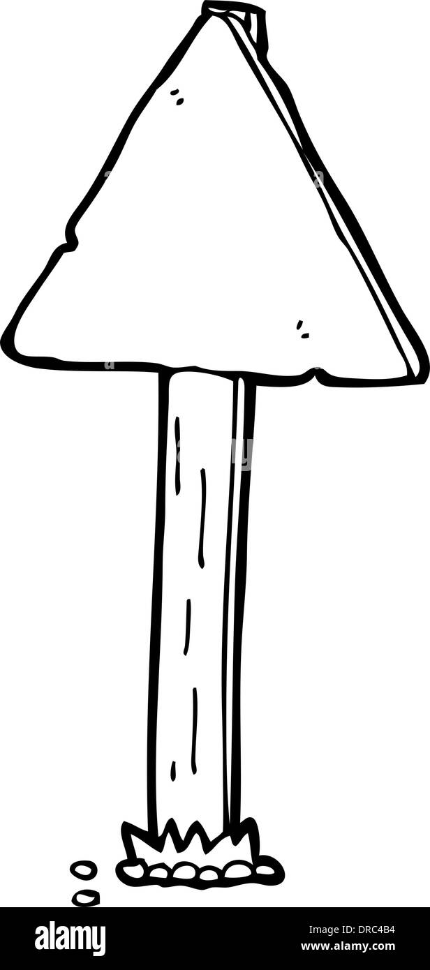 cartoon sign post Stock Vector Image & Art - Alamy