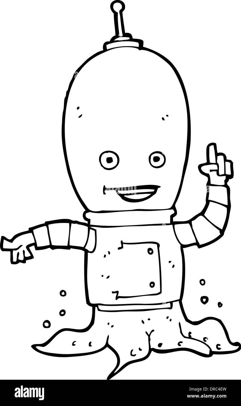cartoon alien spaceman Stock Vector Image & Art - Alamy